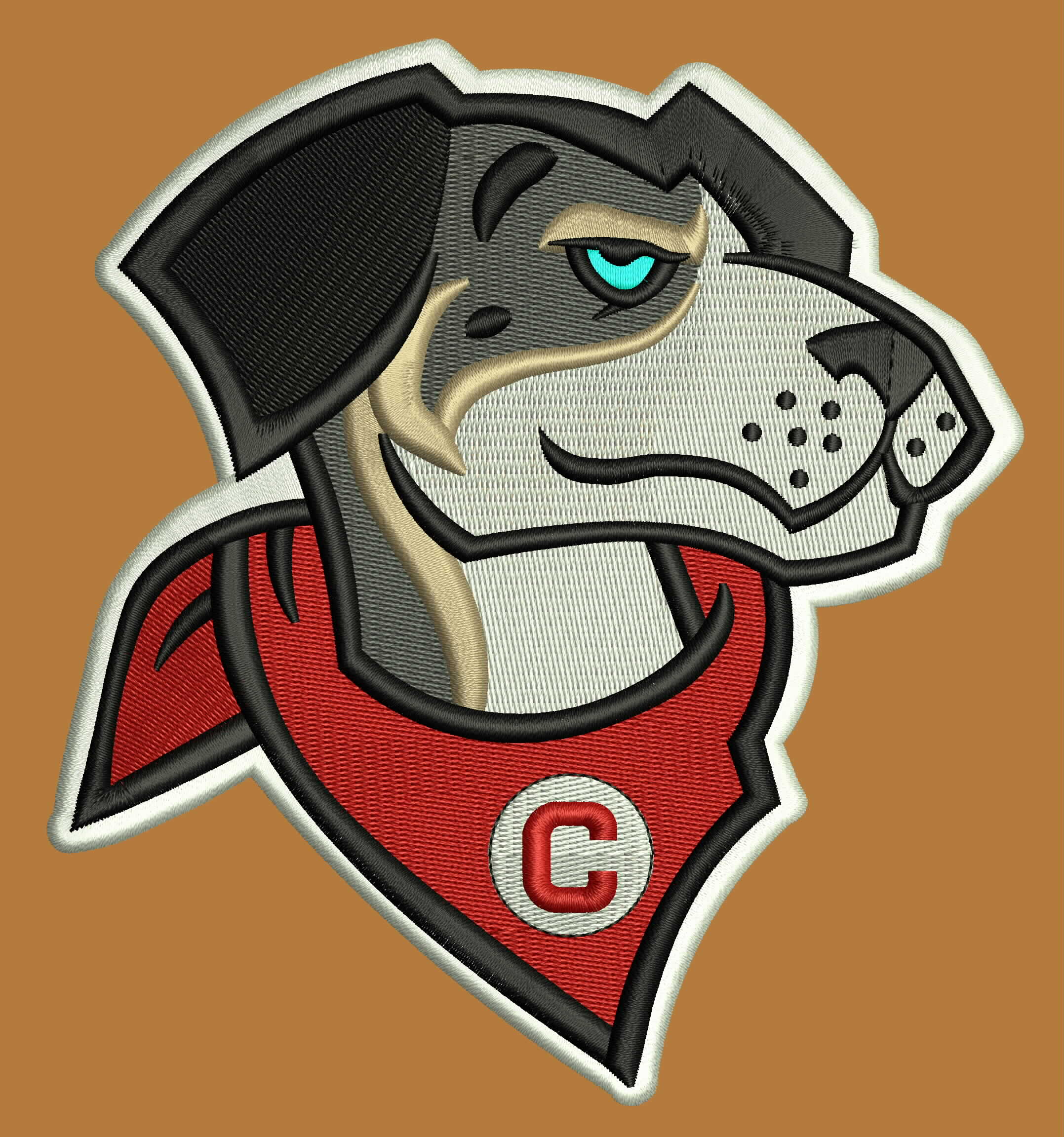 European Doberman Clever Dog Embroidery Design 2025